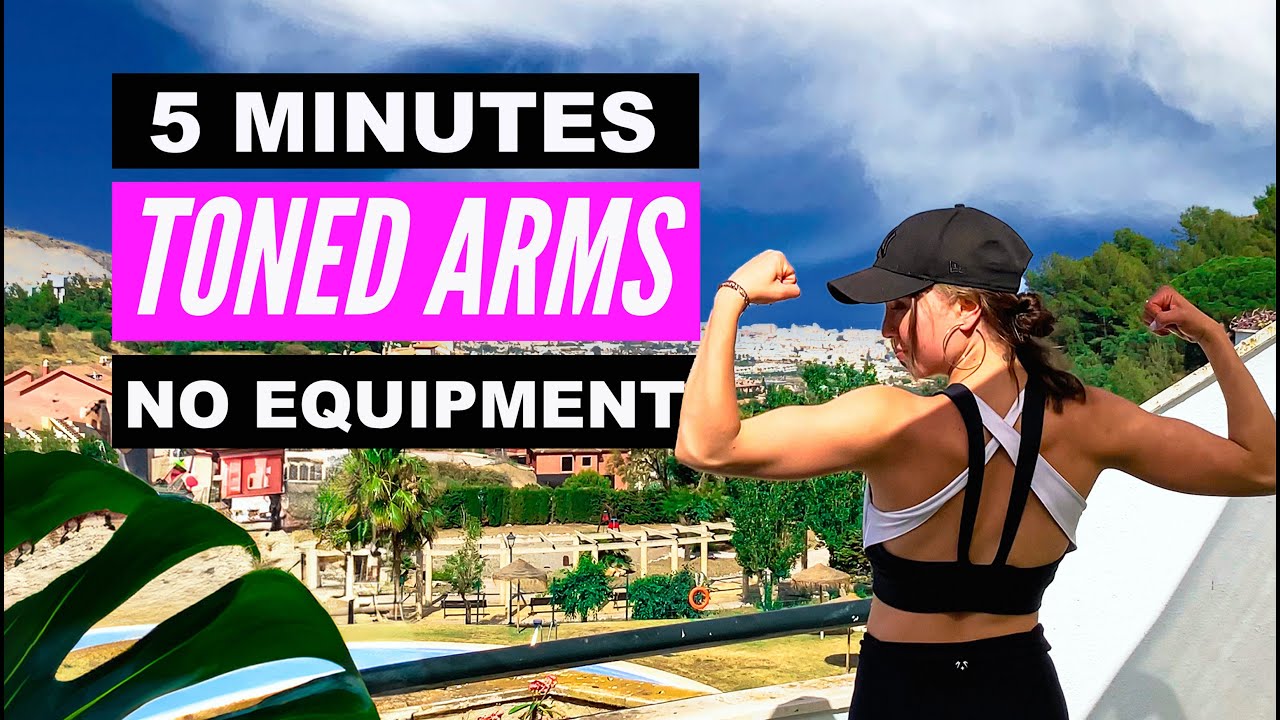 Toned Arms Workout - 5 Minutes - YouTube