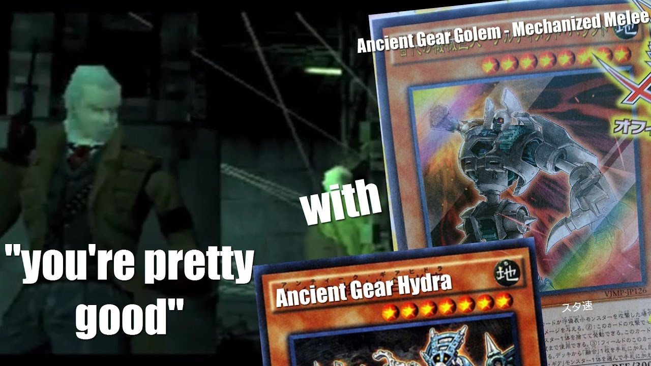 Ancient Gear Golem - Mechanized Melee: "You're pretty good" (with ...