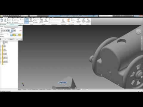 Creating the Train Assembly in Autodesk Inventor - YouTube