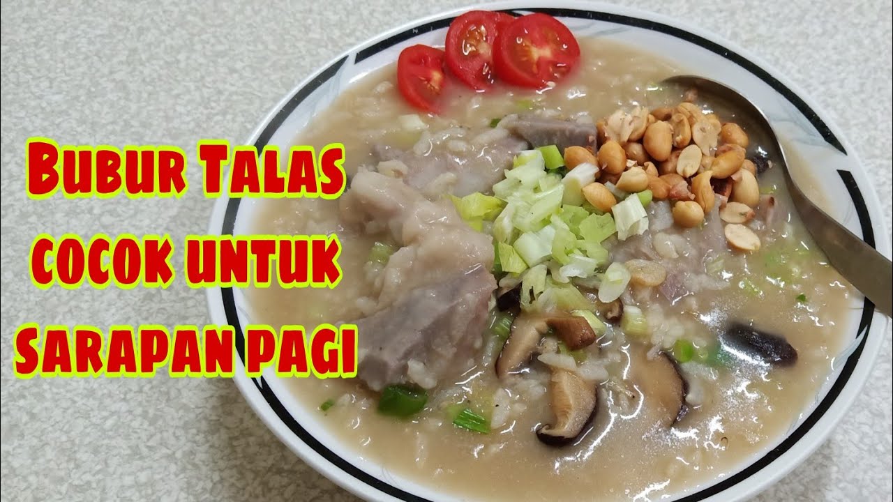 RESEP BUBUR TALAS ENAK DAN LEZAT majikan pasti suka CHINESE FOOD - YouTube