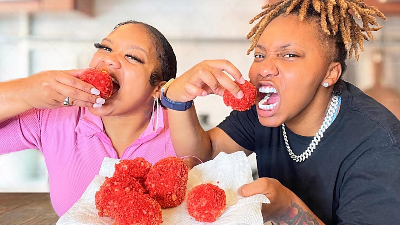MAKE HOT CHEETO BOUDIN BALLS WITH FRUIT AND PREE 👩🏾‍🍳 - YouTube