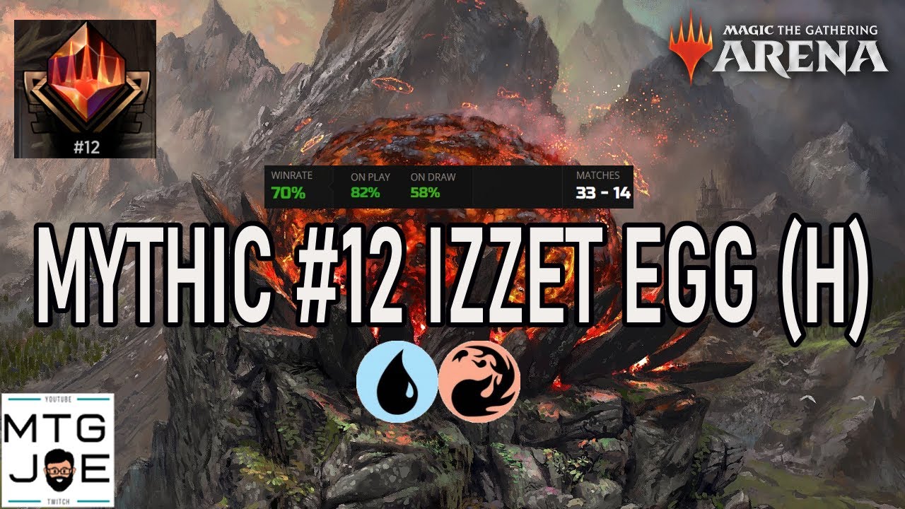 🔥💧Top 12 Mythic 70% Win Rate Historic Izzet Smoldering Egg 🥚 | MTG ...