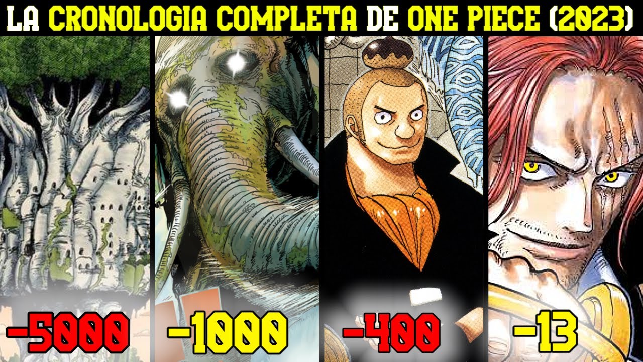 TODA La LÍNEA TEMPORAL De ONE PIECE!!! 5000 AÑOS De HISTORIA en 1 VÍDEO ...