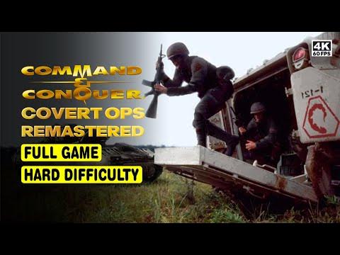 C&C COVERT OPERATIONS REMASTERED 4K - COMPLETE GAME - HARD DIFFICULTY - YouTube
