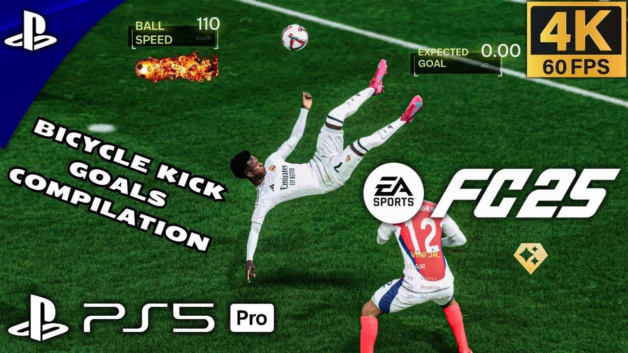 FC 25 - Bicycle Kick Goals Compilation #2 | PS5 Pro [4K60] - YouTube