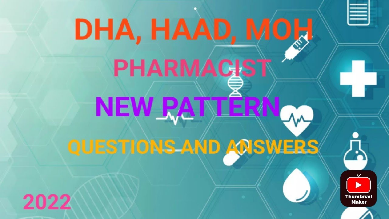 DHA-HAAD-MOH| New pattern| Questions and Answers| 2022| @NSPharma ...