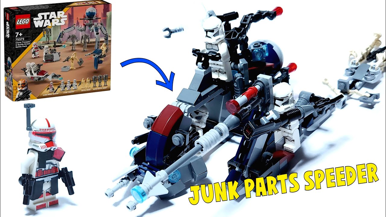 75372 Clone Trooper and Battle Droid Battle Pack alternate build Junk ...