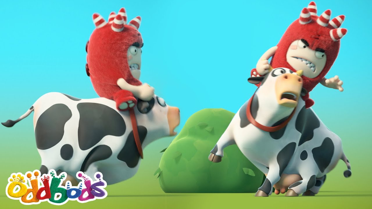Cowboy Fuse! Yeehaw! 🤠🐄 | Oddbods Full Episode | Funny Cow Cartoons for ...