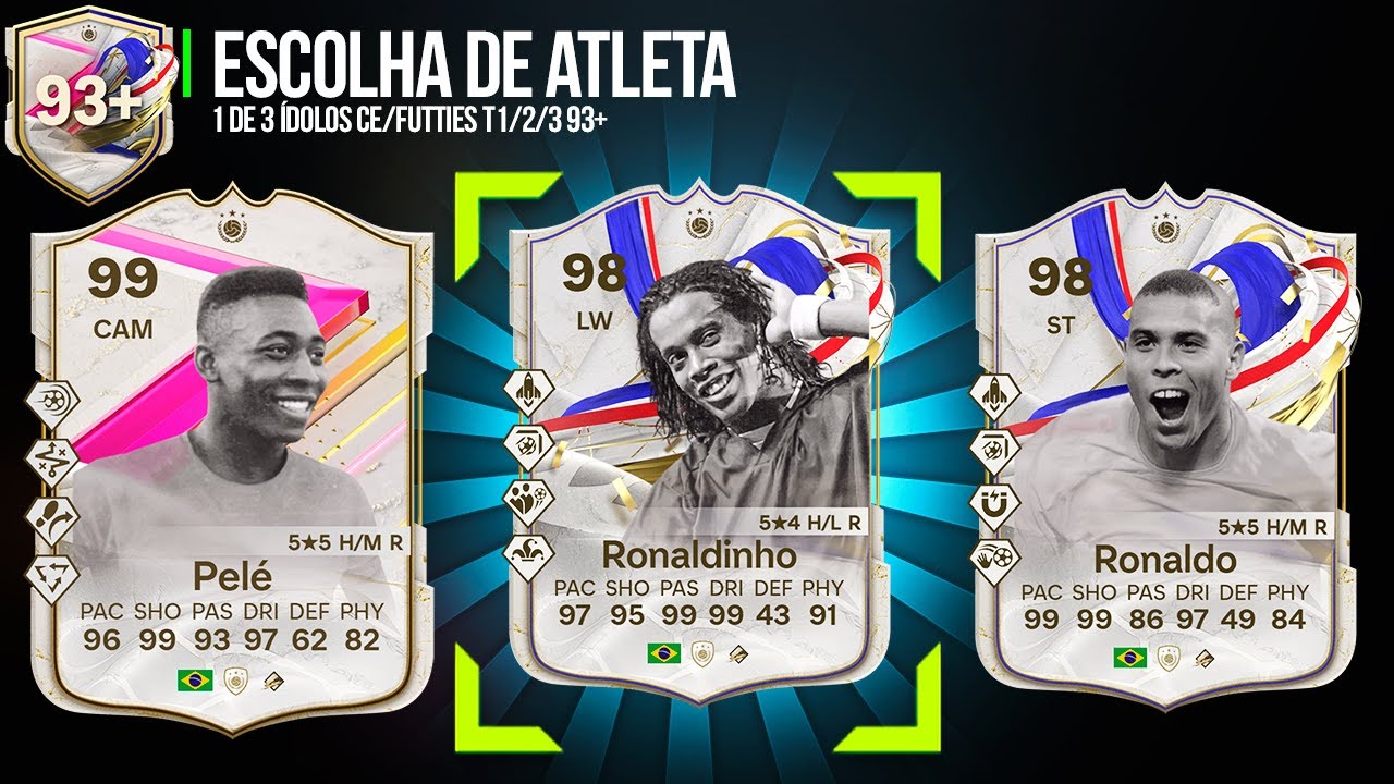 FIZ o NOVO PLAYER PICK de ICON CE OU FUTTIES 93+ com R10, R9, PELÉ E+ ...