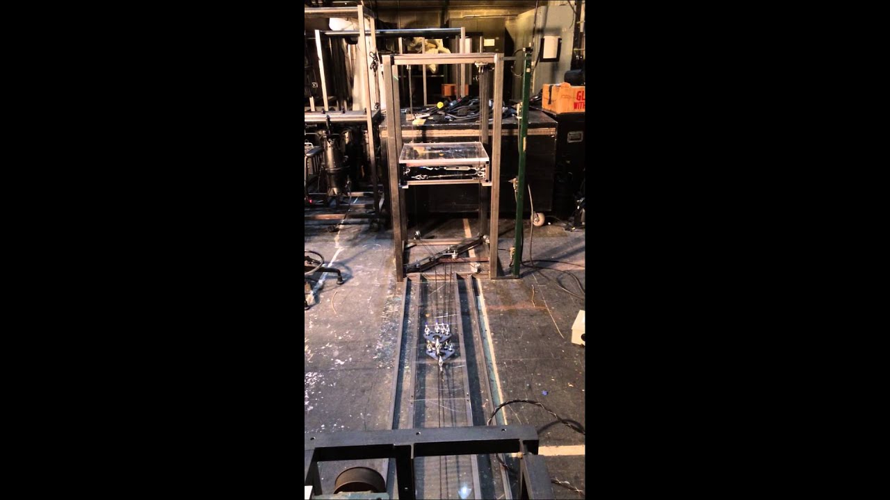 8 Cable Stage Elevator System - YouTube