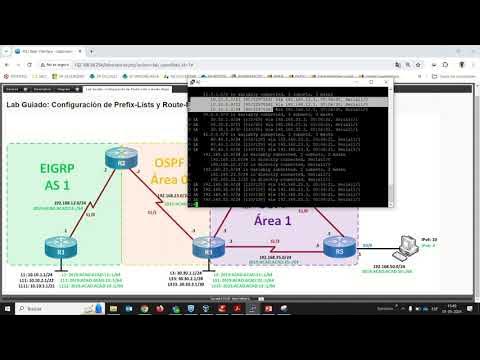 Configuración de redistribución de EIGRP y OSPF con IPv4-IPV6, uso de ROUTE-MAPS y PREFIX-LIST ...