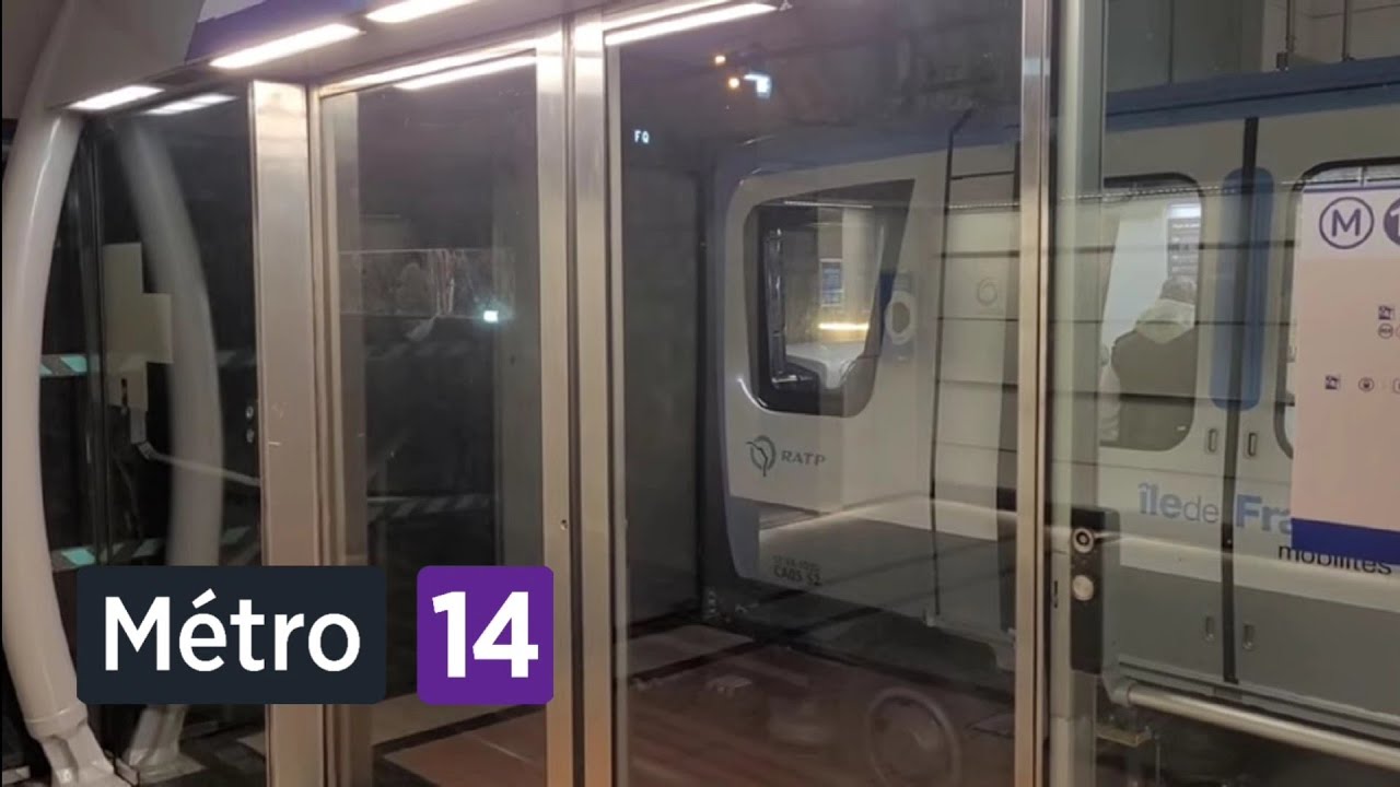 Bercy mp14 et mp05 métro 14 - YouTube