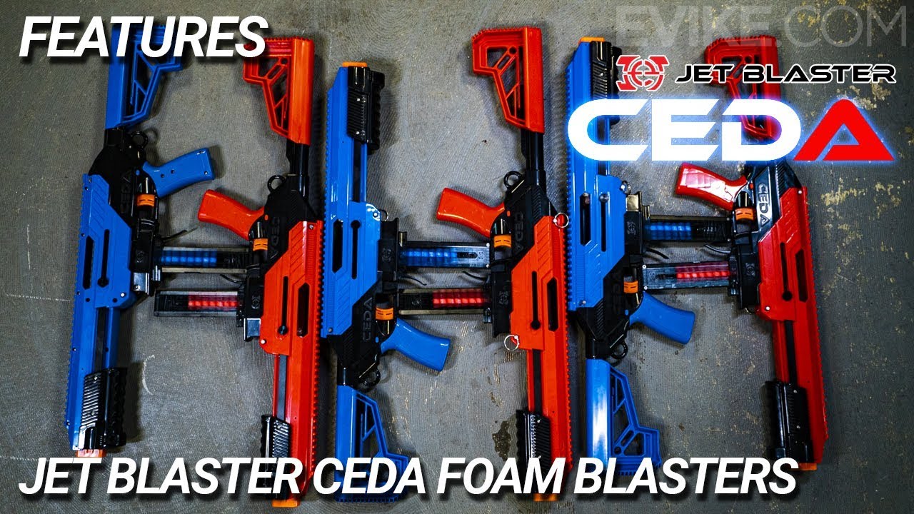 Jet Blaster CEDA Foam Blasters - Features - YouTube