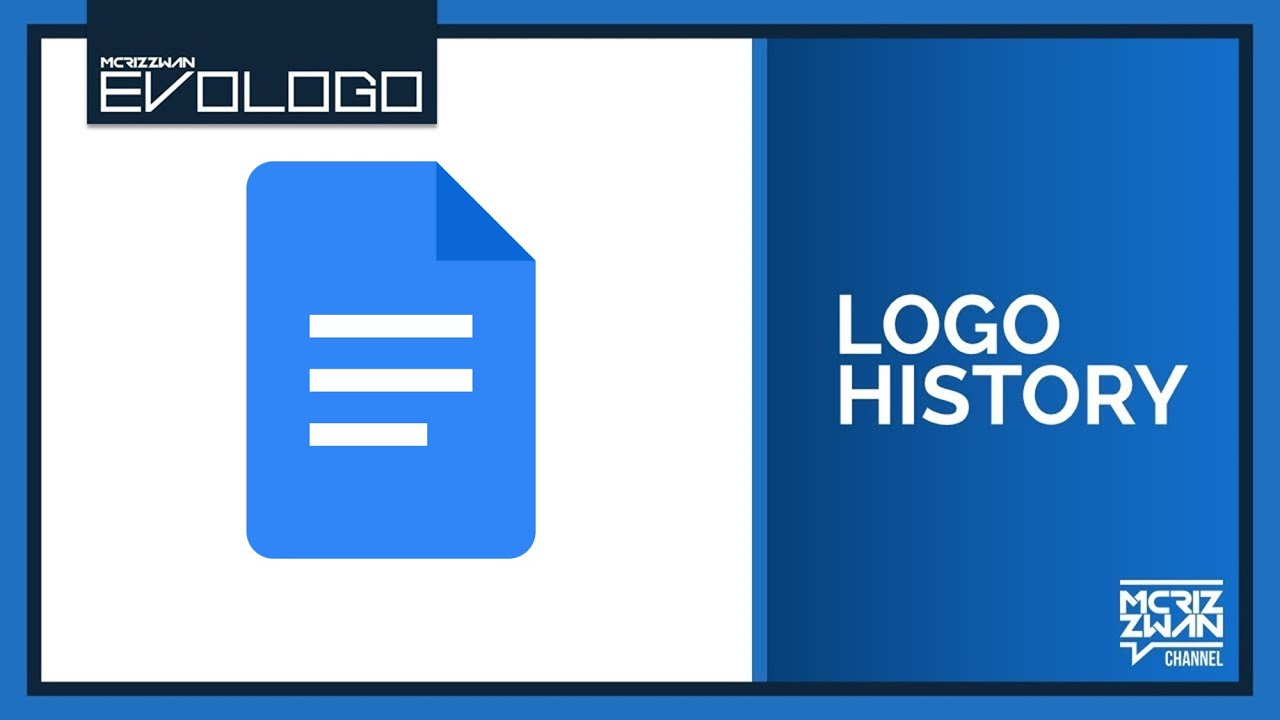 Google Docs Logo History | Evologo [Evolution of Logo] - YouTube
