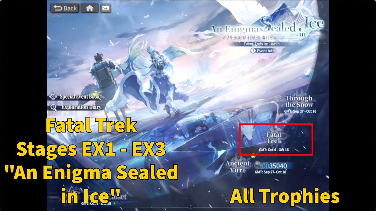 Fatal Trek (Jagged Peak) EX1-EX3 "An Enigma Sealed in Ice" | Alchemy Stars - YouTube