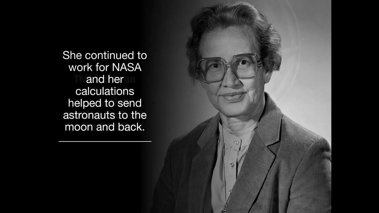Black History—Katherine Johnson - YouTube