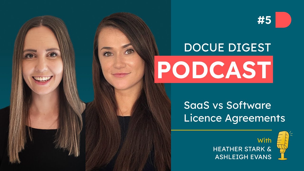 Docue Digest - SaaS vs Software Licence Agreements - YouTube