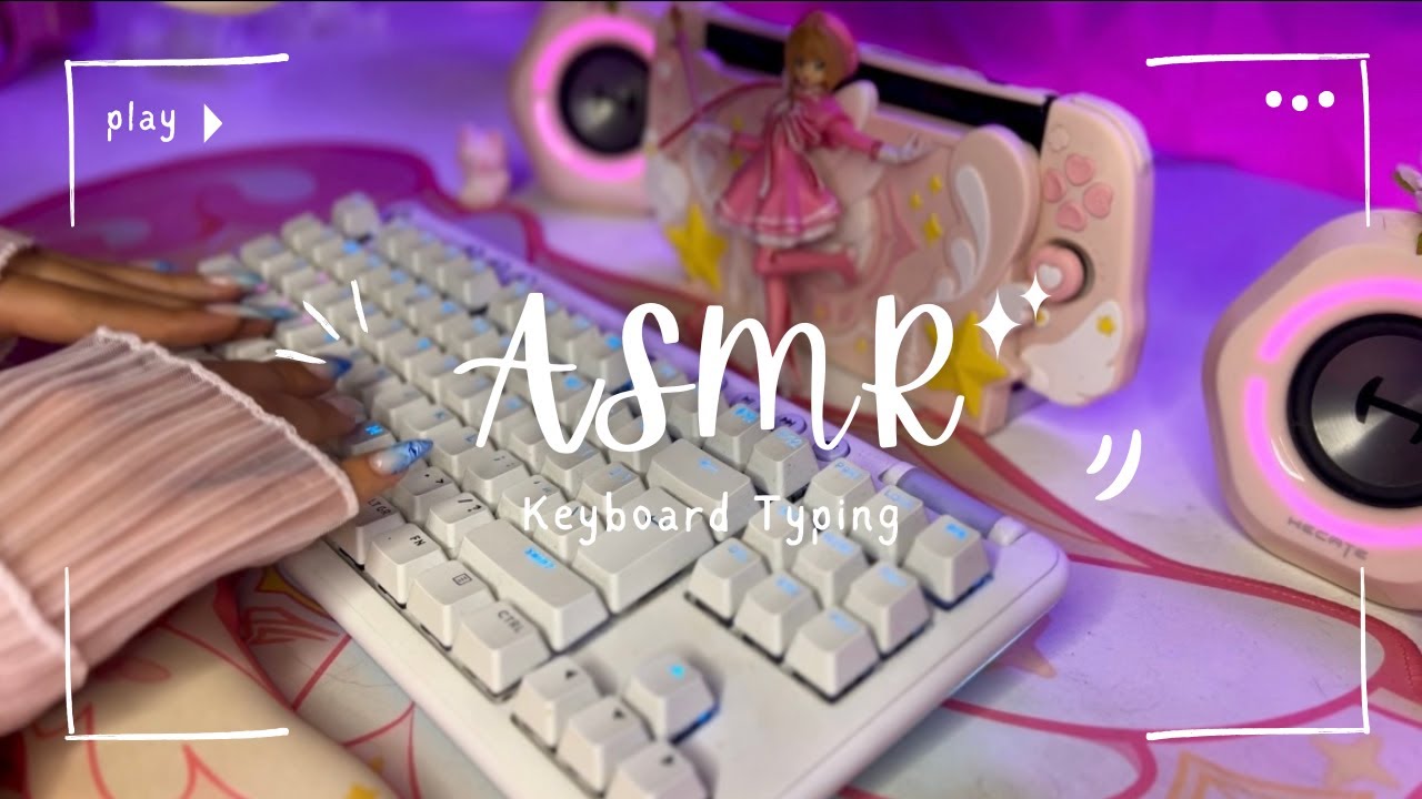 Cozy ASMR | Relaxing Keyboard Typing (No Talking) - YouTube