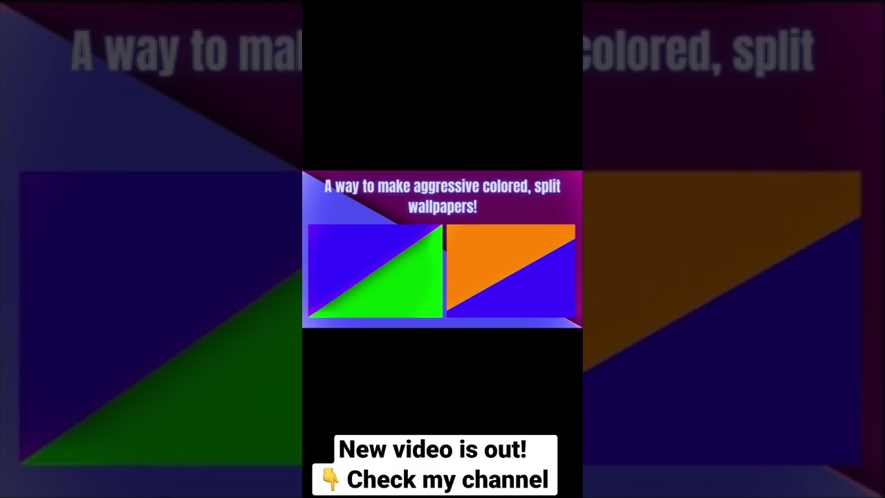 A Way To Make A Split Wallpaper On Procreate shorts YouTube A Way To Make A Split Wallpaper On Procreate shorts YouTube