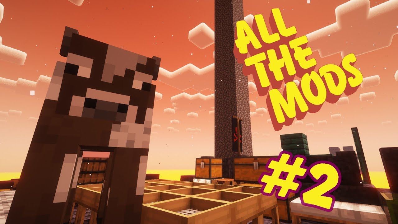 Minecraft All the mods Volcano block серия 2 - YouTube