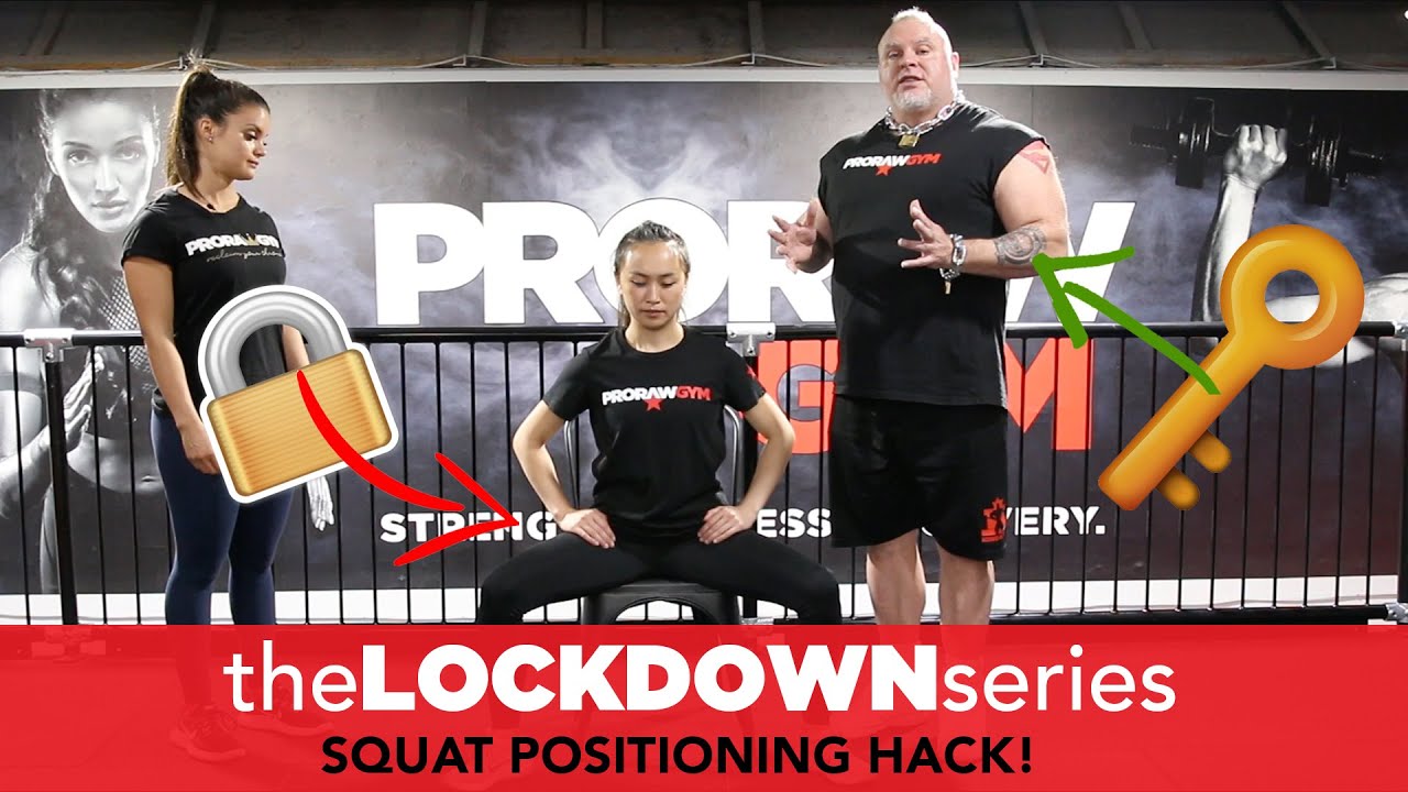 LOCKDOWN SERIES | SQUAT POSITIONING HACK! - YouTube