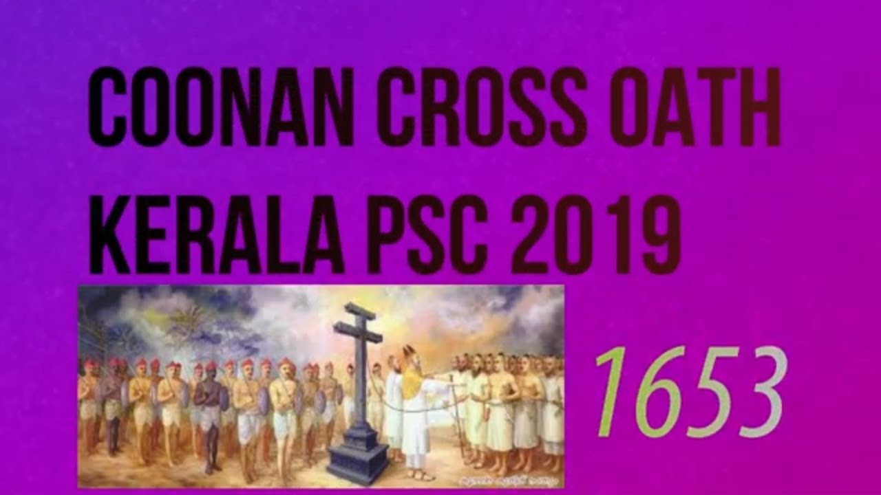 COONAN CROSS OATH MALAYALAM DISCRIPTION - YouTube