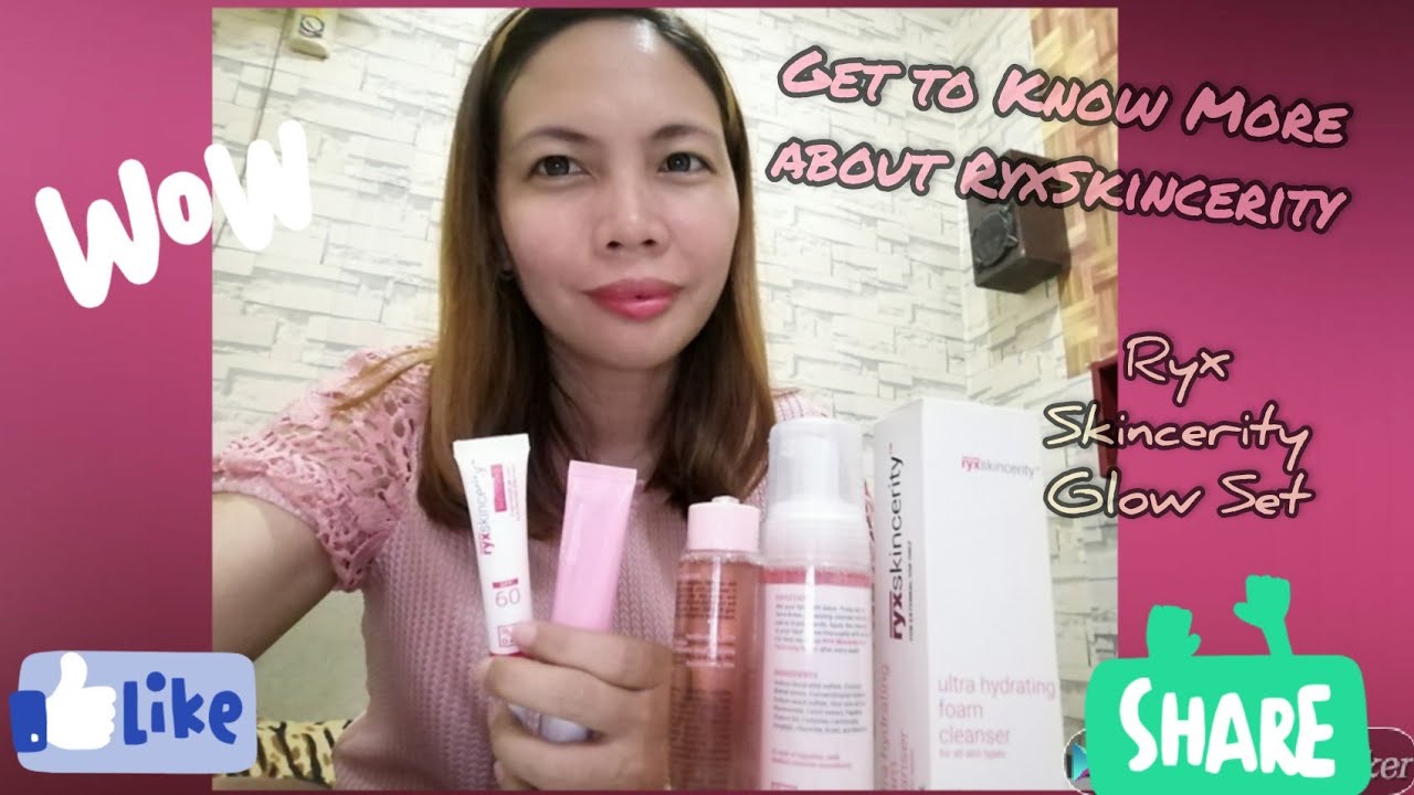 RYX SKINCERITY GLOW SET | Get to know Ryx products | MyLifeAsLhiz - YouTube