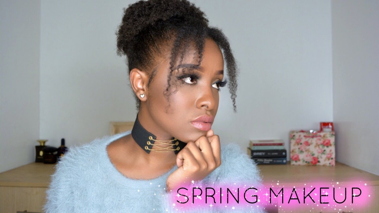 NATURAL FRESH FACED SPRING MAKE UP TUTORIAL - YouTube
