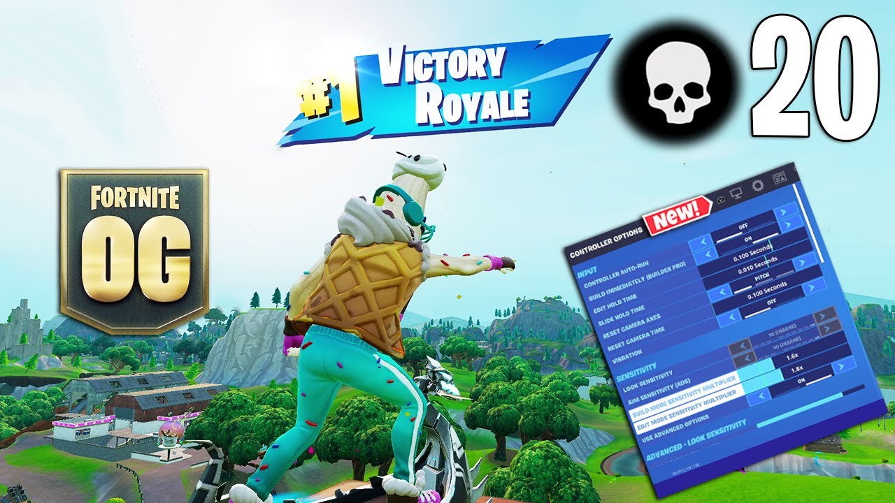 New *BEST* Controller Fortnite Settings/Sensitivity! Season OG Settings ...