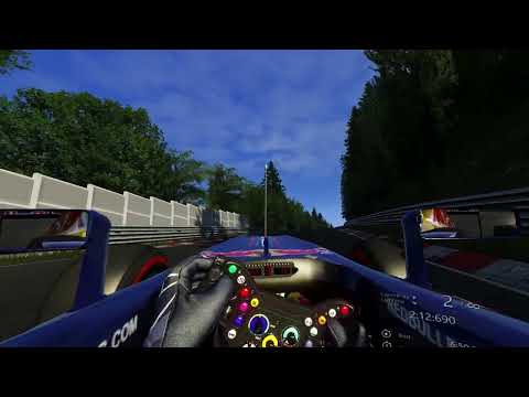 RedBull7 blown defuser nordschleife hotlap   Assetto corsa VR