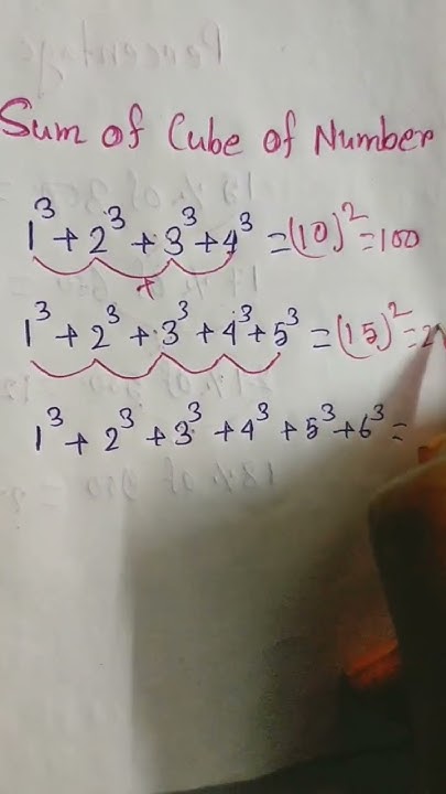 number ll cube of number ll sum of cube of number ##number ##math ##tricks ##shorts ## ...