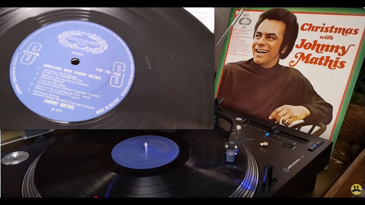 Side 2 Christmas With Johnny Mathis Vinyl LP 1971 Hallmark Record - YouTube