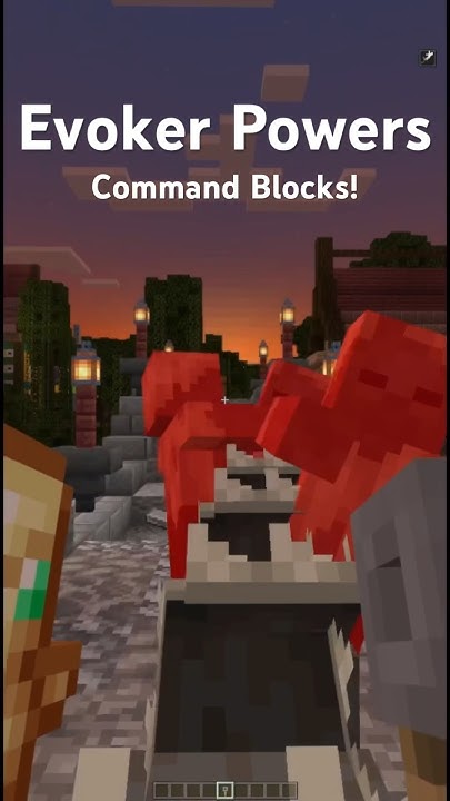 Evoker Powers in Vanilla Minecraft! #minecraftbedrock #minecraft #commandblock - YouTube