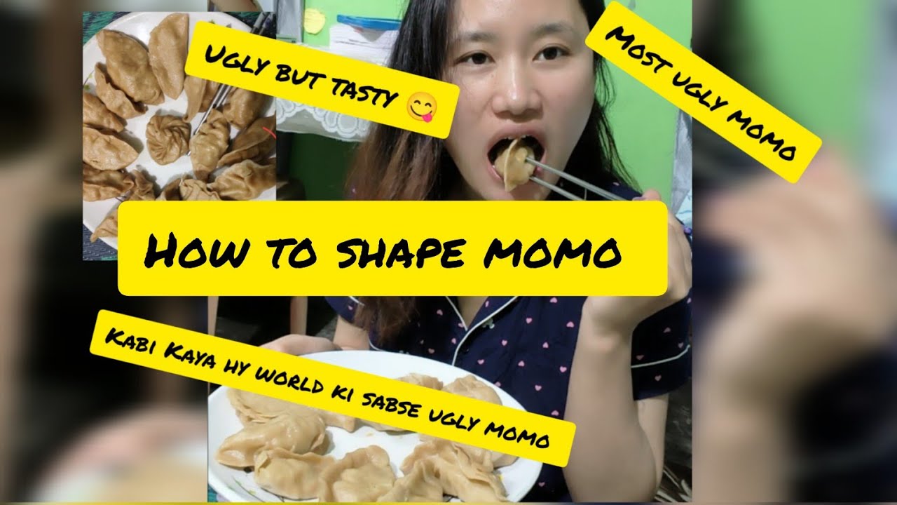 kaise banaye gar par momo 🤔|| most ugly momo🫣 || ugly but tasty momo 🤪😋 ...