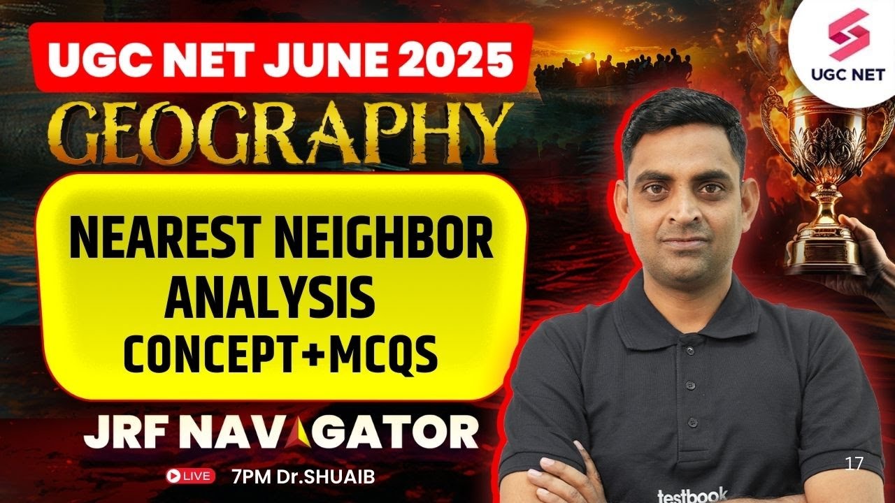 UGC NET Geography Online Classes | Nearest Neighbor Analysis (NNA ...