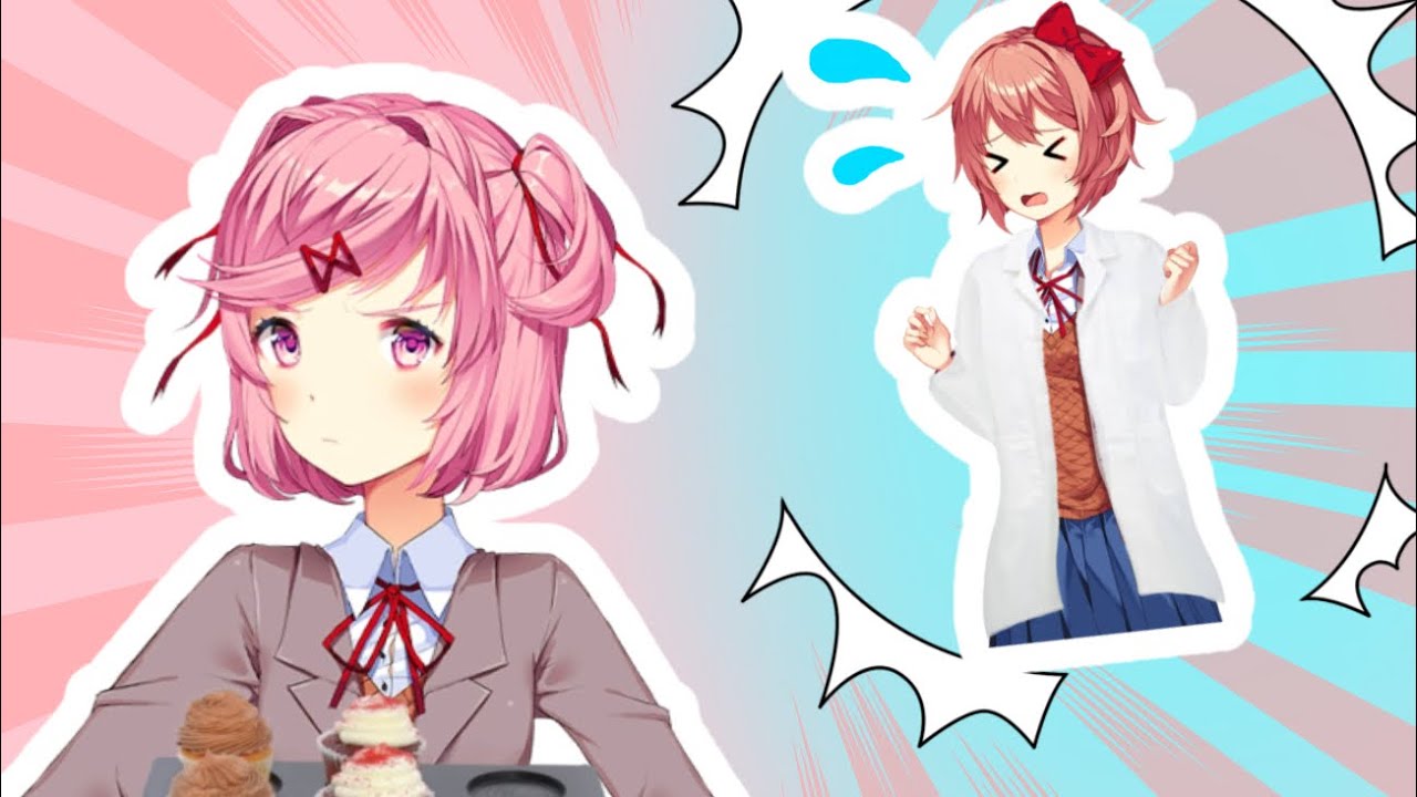 sayori tries to get more cupcakes - YouTube