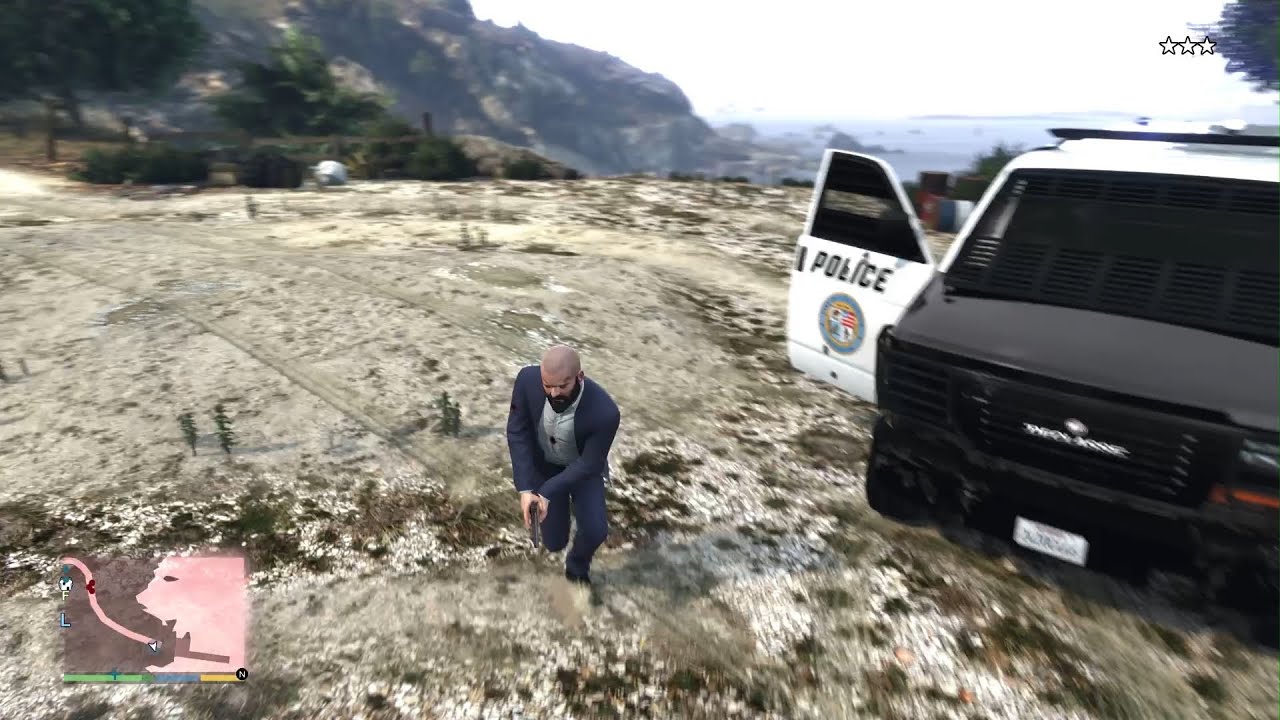 Gtav ride through city tour with cop - YouTube