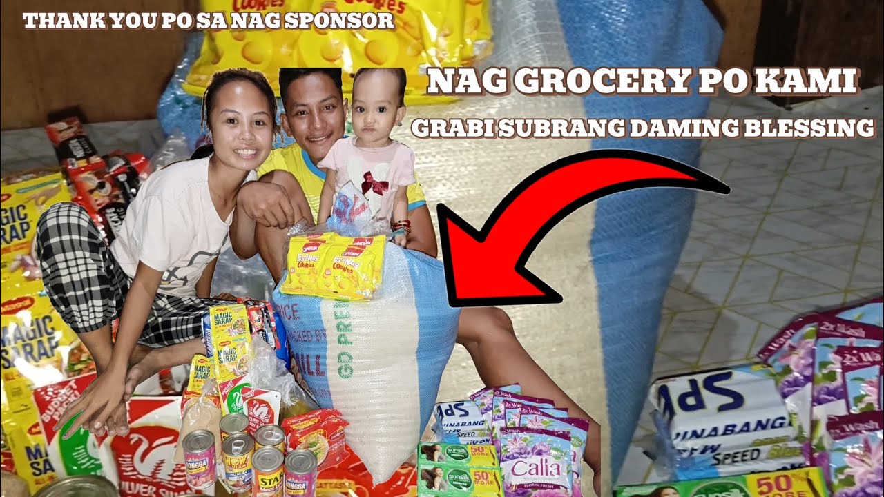 NAG GROCERY PO KAMI/GRABI SUBRANG DAMING BLESSING - YouTube
