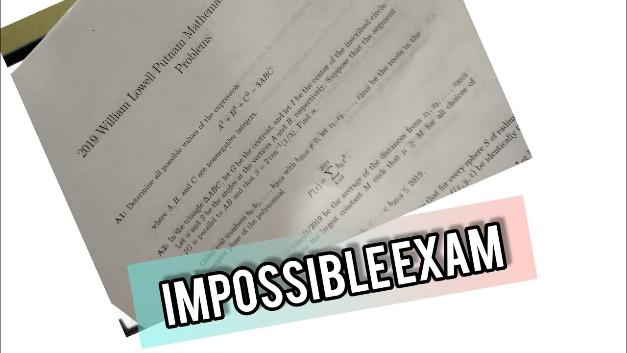 Putnam Exam The Hardest Exam YouTube putnam-exam-the-hardest-exam-youtube