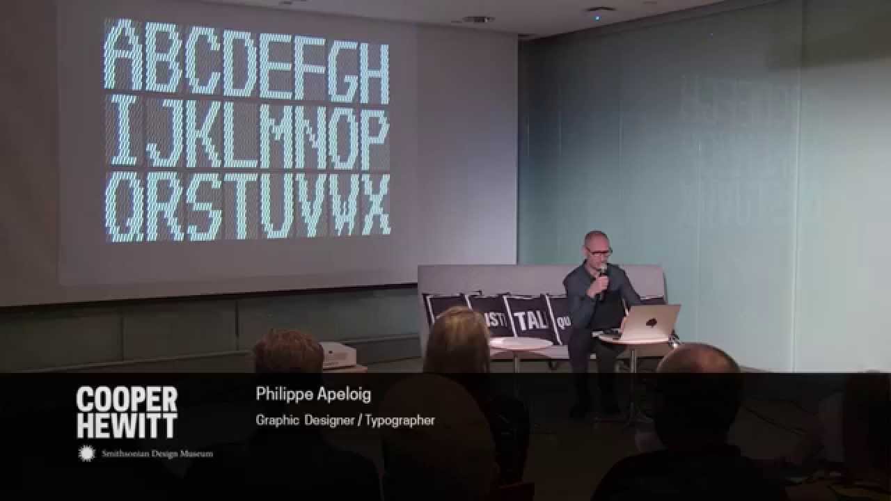 Graphic Design Meet-up with Philippe Apeloig - YouTube