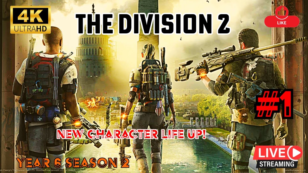 The Division 2 year 6 season 2 New Character Life Up! #1 4K On PS5 ...