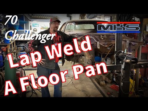 How to Install a USED floor pan using the Lap weld/Plug Weld Method! 70 ...