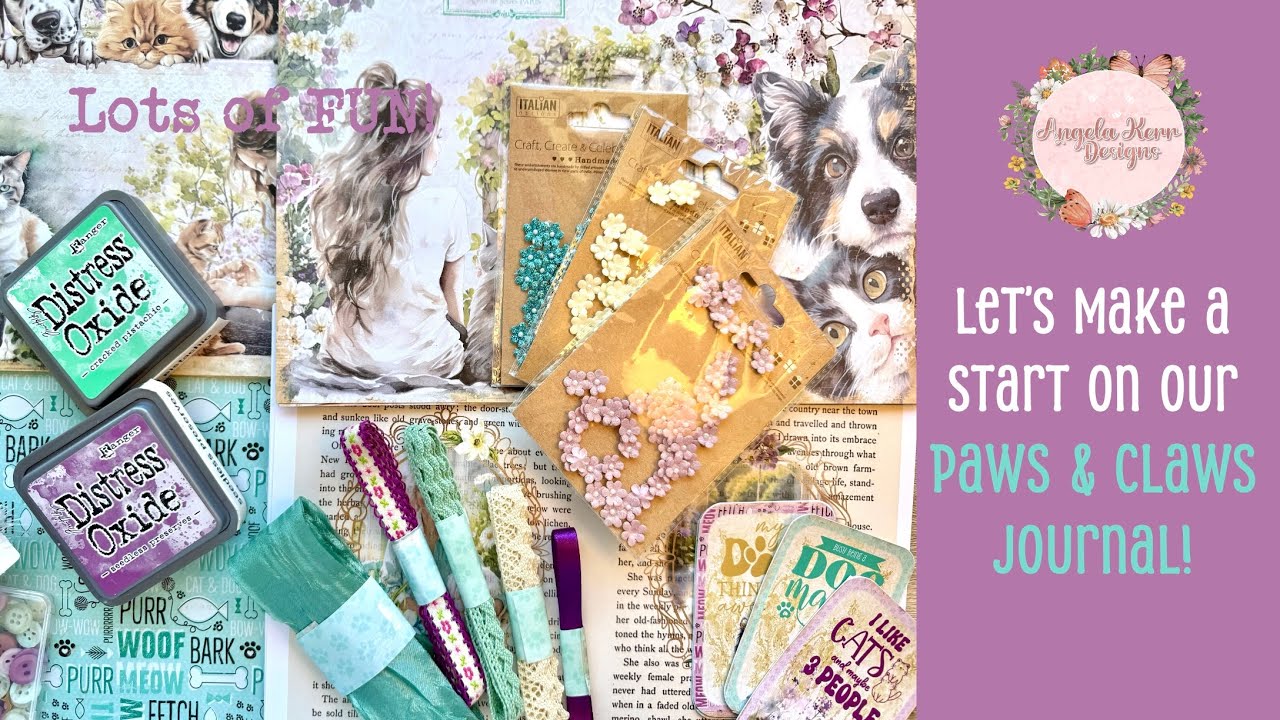 Let's Make a Start on our Paws & Claws Journal! - YouTube