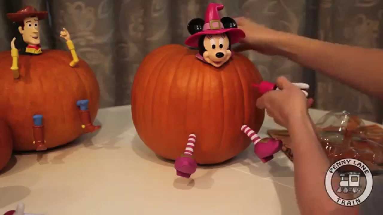 Disney Pumpkin Push-Ins Minnie Mouse Witch - YouTube