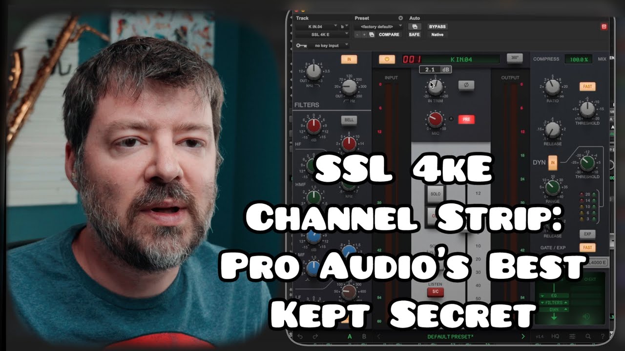 SSL 4kE Channel Strip: Pro Audio's Best Kept Secret - YouTube