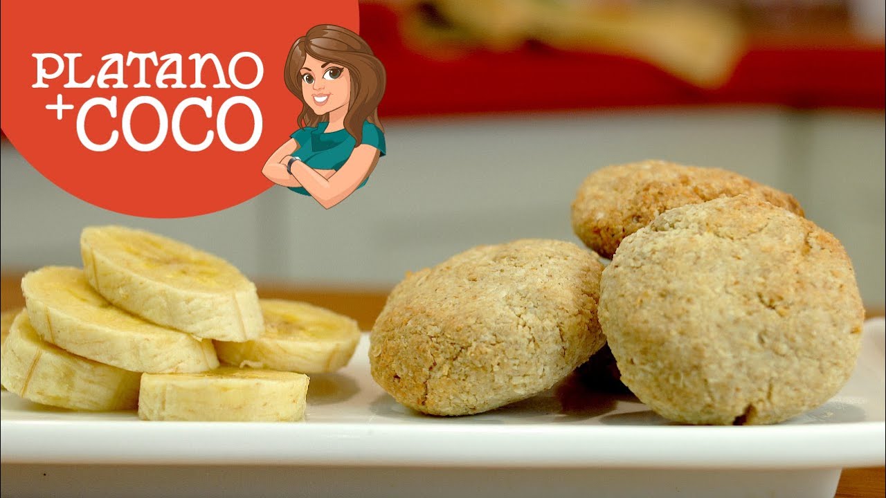 Pastelitos de coco y plátano {FitKen} - YouTube