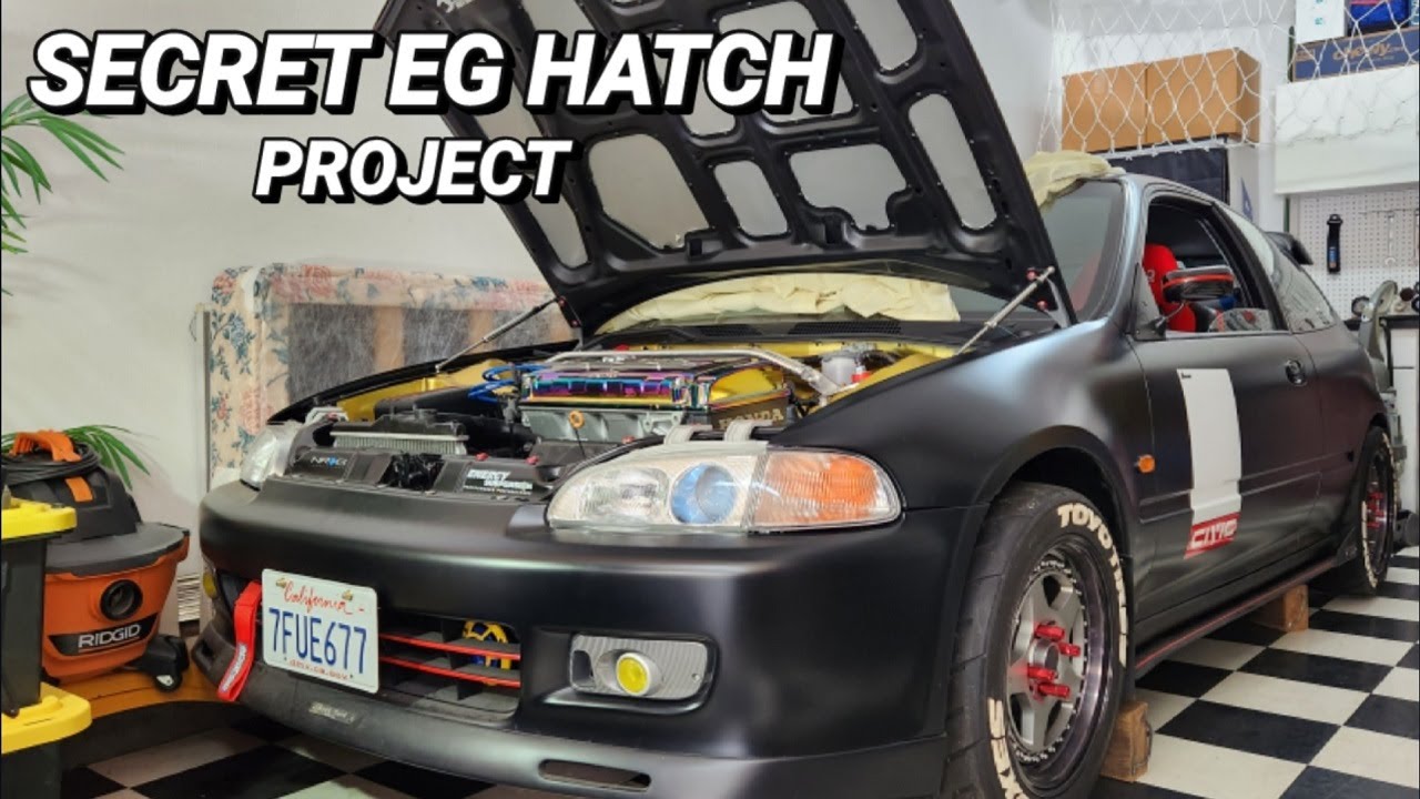 Visiting This Honda Civic EG Hatchback Secret Build! - YouTube