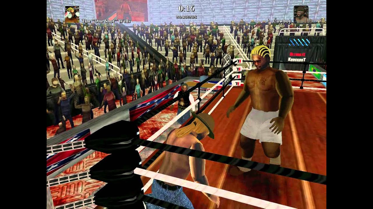 The Pit Boxing Game: Tim One Shot Wells v Cowboy - YouTube
