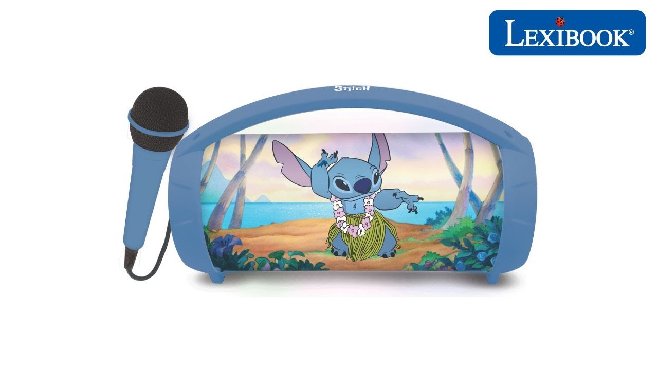 BTP585DZ - Disney Stitch Wireless light speaker with microphone ...