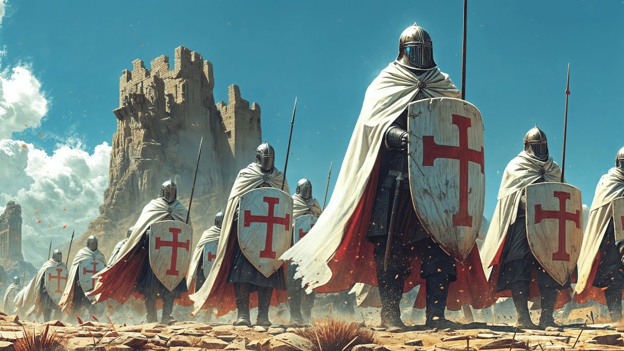 Templars Chanting in a March Entering the Byzantine Empire - YouTube